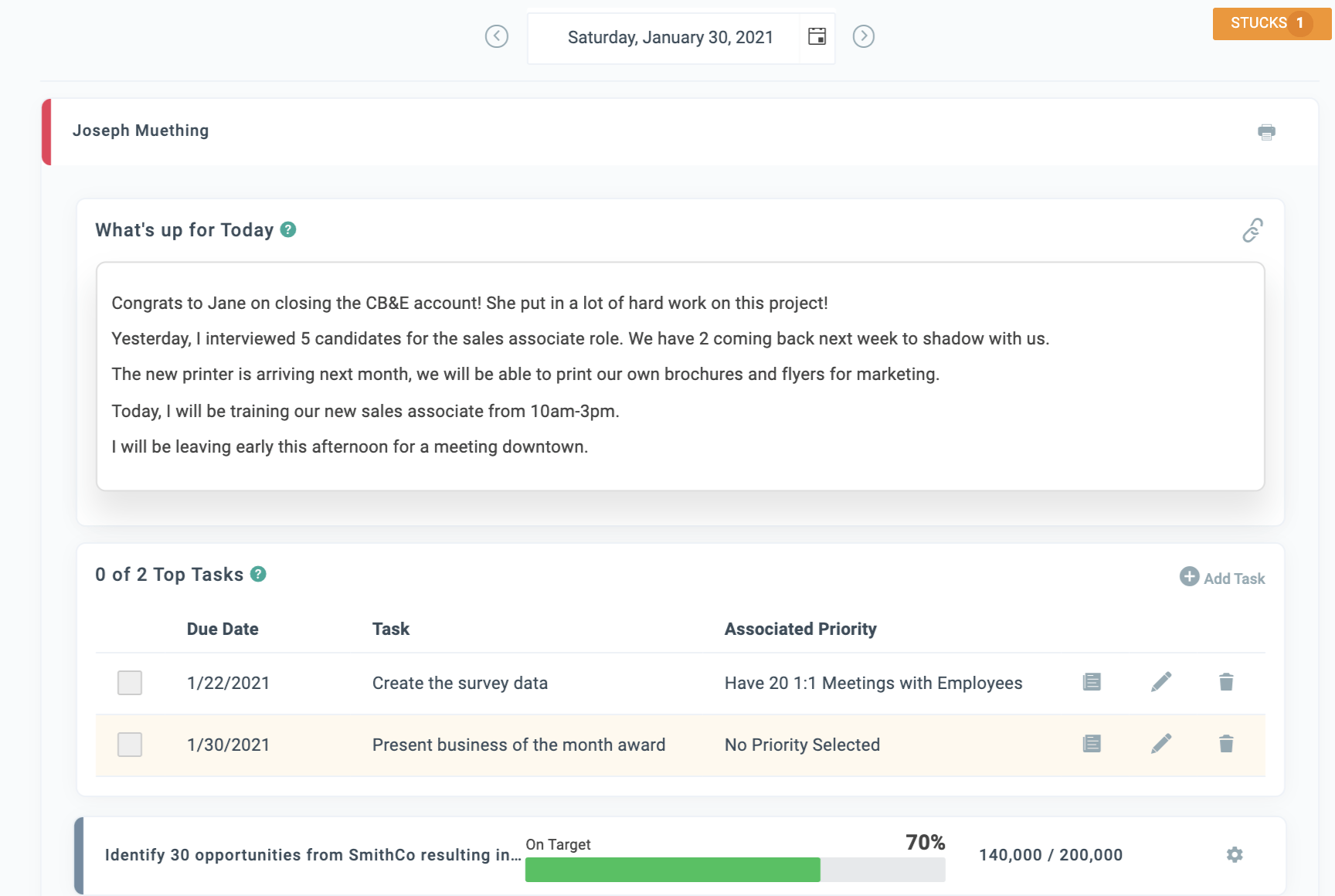 Company goal setting & tracking software to align your team | Align